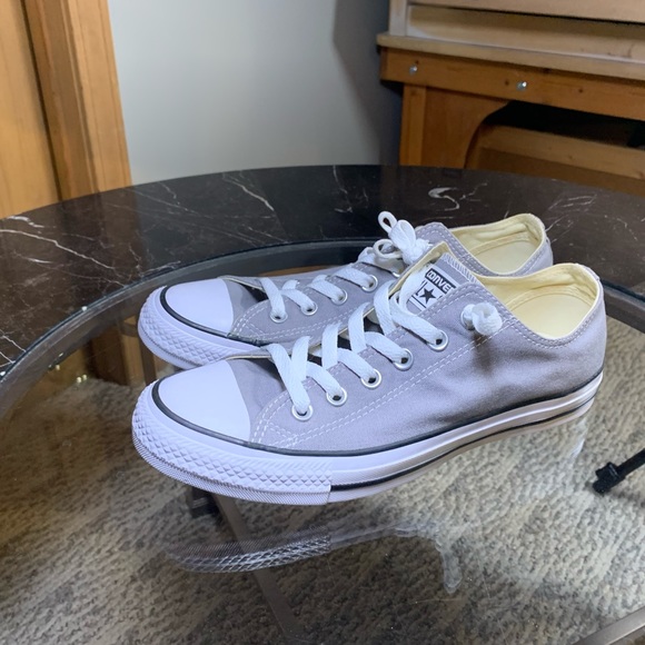 Converse | Shoes | Converse Chuck Taylor All Stars Light Grey | Poshmark